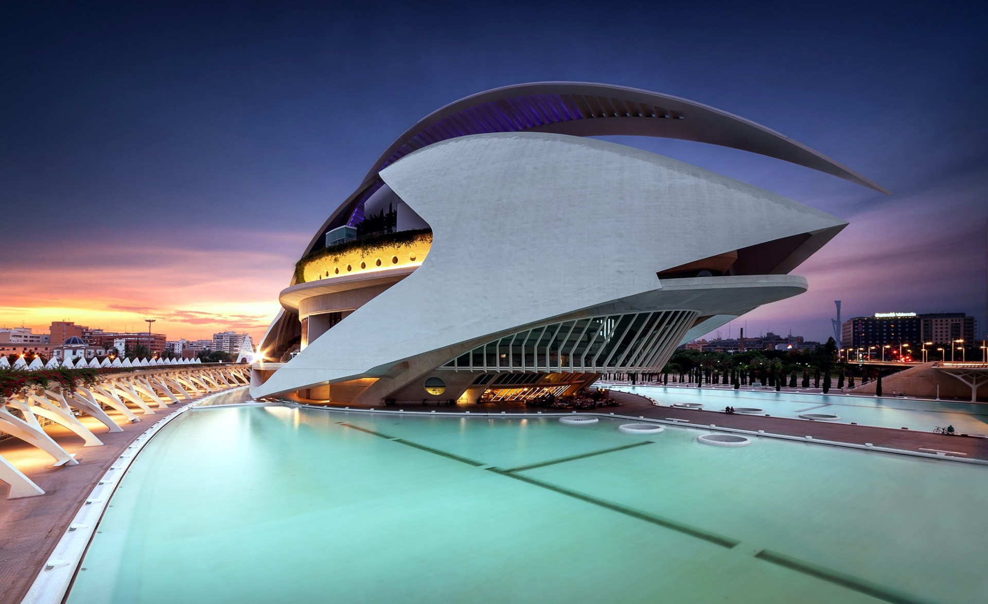 City Of Arts And Science Valencia Desktop Wallpaper Region Of