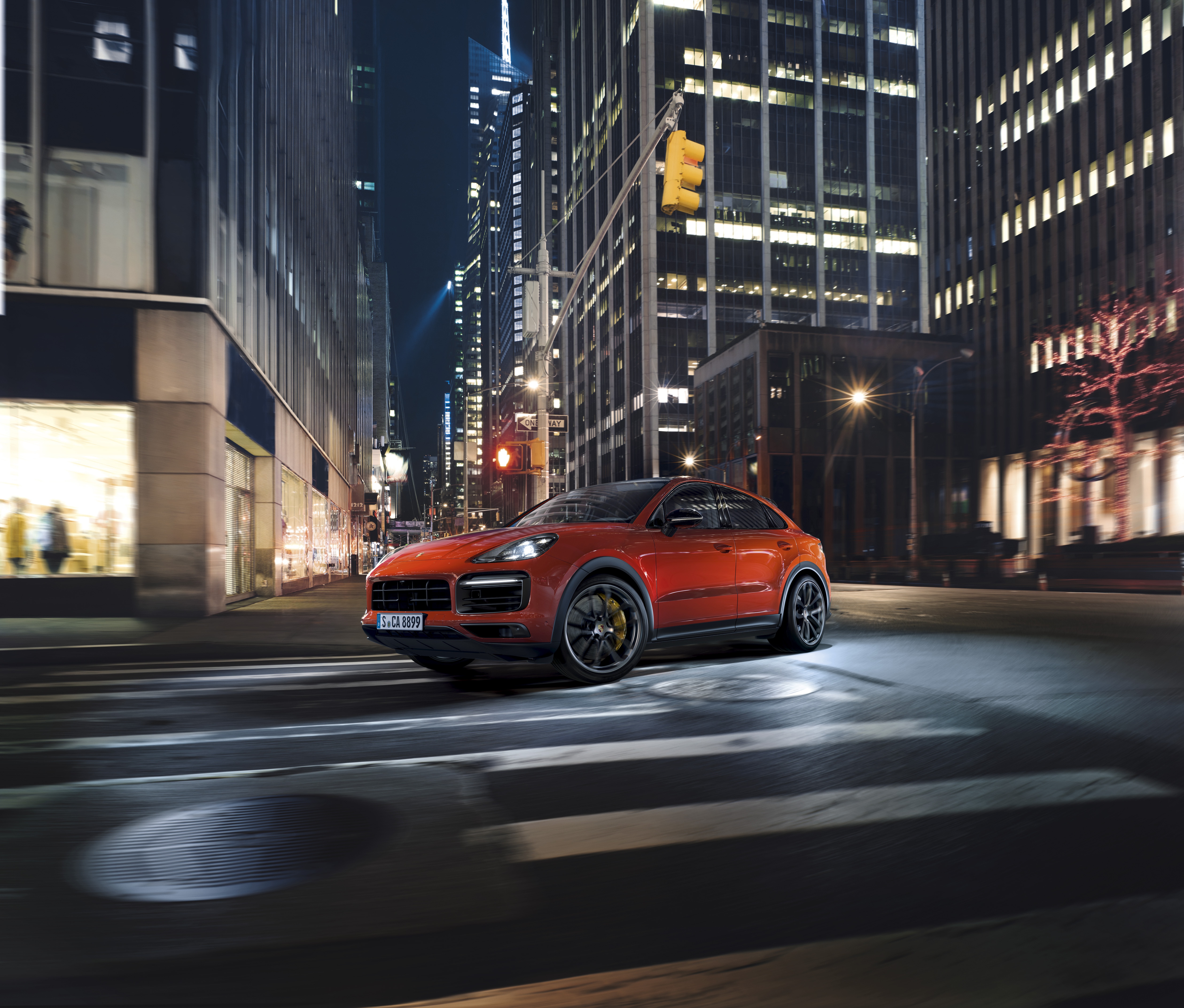 Download SUV Orange Car Car Porsche Vehicle Porsche Cayenne 4k Ultra HD ...