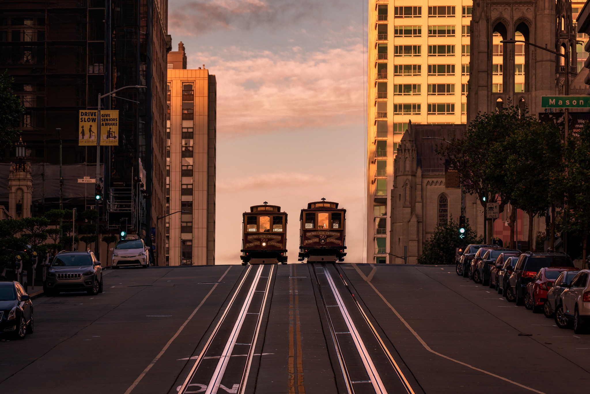 San Francisco Tram Ride: Iconic Road Journey in HD Wallpaper