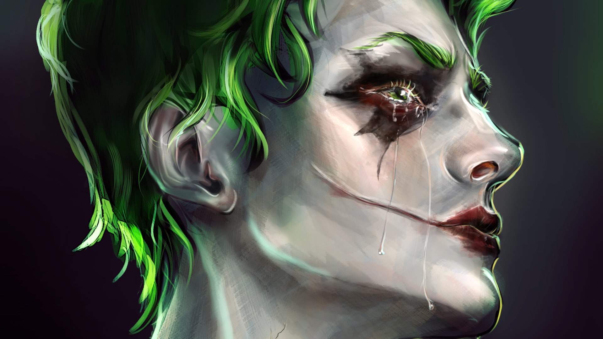 Download Green Eyes DC Comics Comic Joker HD Wallpaper by GsTishi