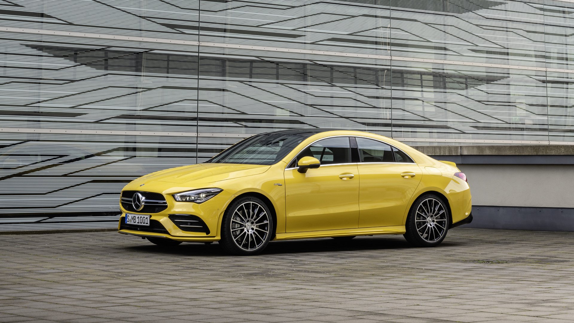 Download Yellow Car Car Mercedes-Benz Vehicle Mercedes-Benz CLA-Class ...