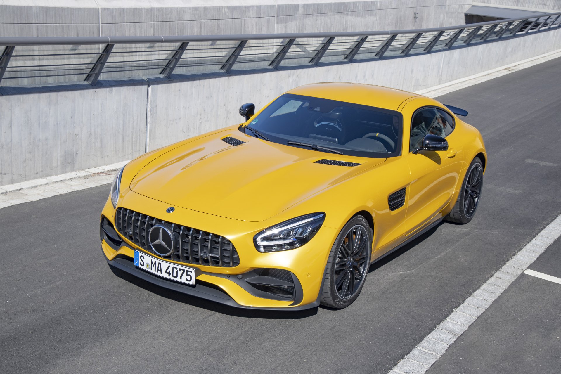 Download Supercar Yellow Car Car Mercedes-AMG Mercedes-AMG GT Vehicle ...