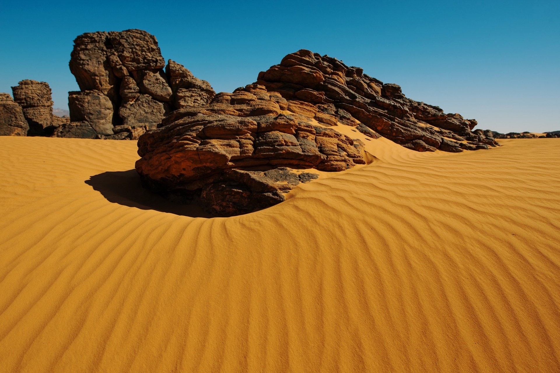 Download Sahara Sand Tadrart Sand Dune Africa Algeria Tassili N'Ajjer Nature Desert 4k Ultra HD ...