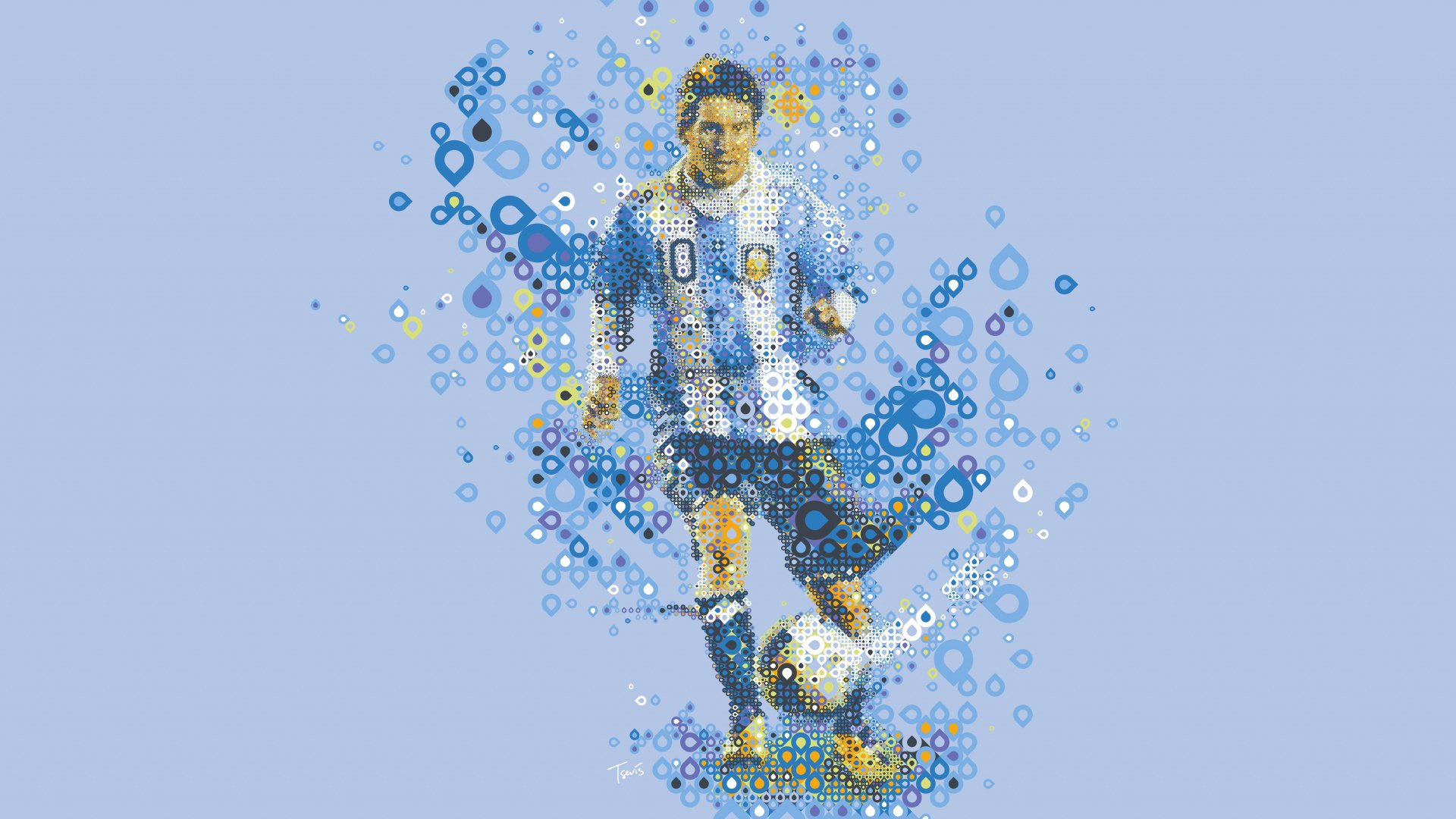 8K Ultra HD Lionel Messi Sports Masterpiece