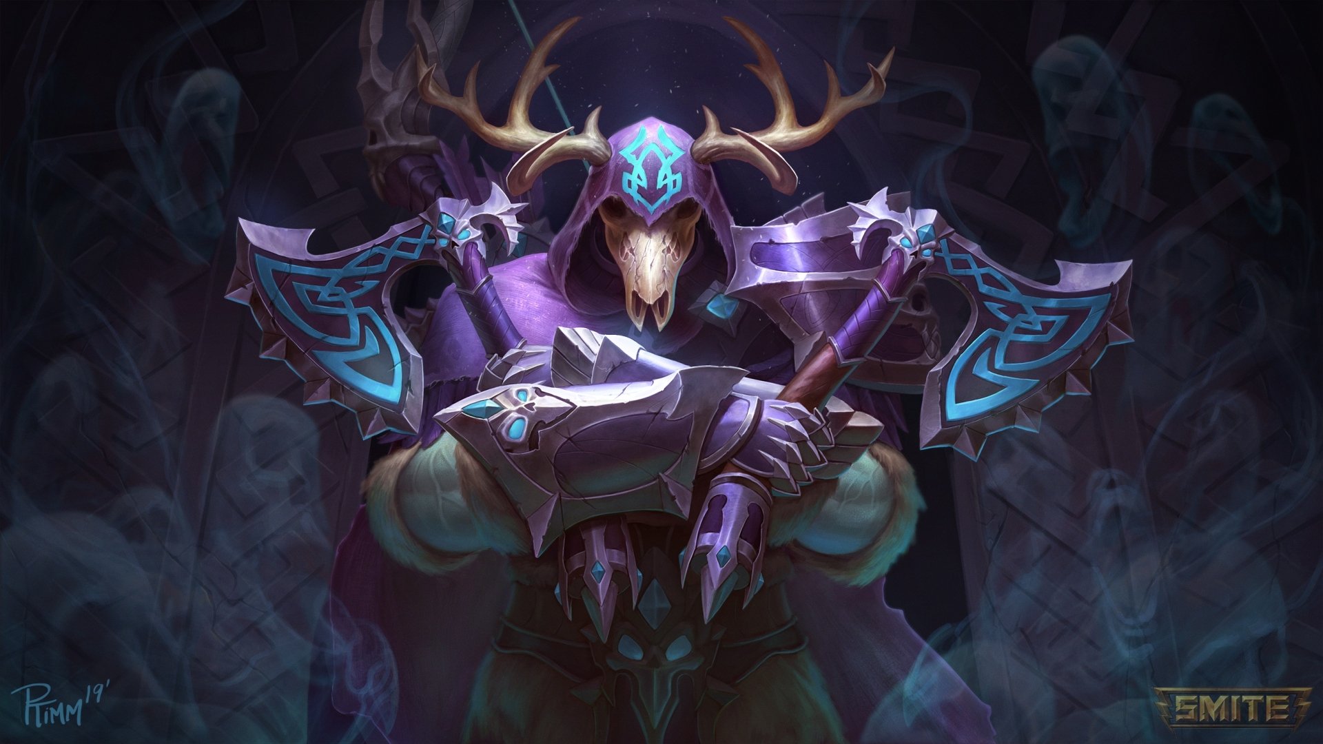 Download Ullr (Smite) Video Game Smite HD Wallpaper by Andy Timm
