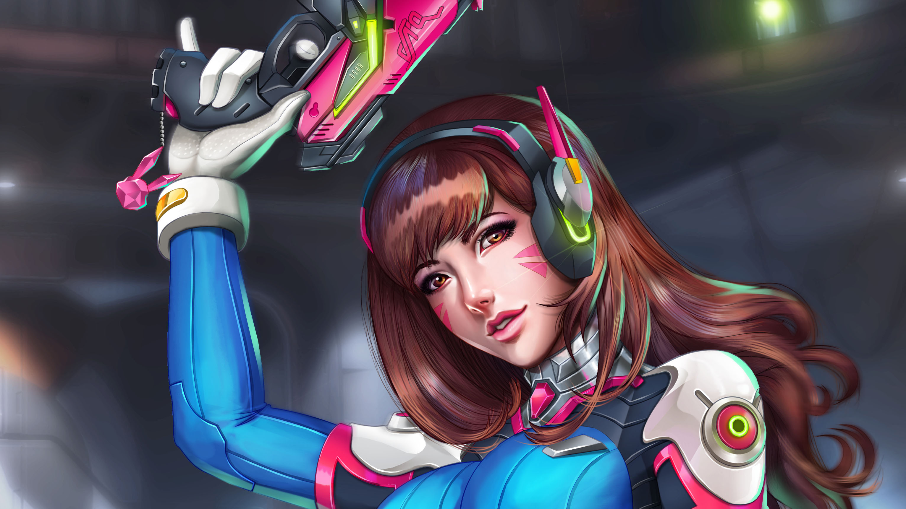 Download D.Va (Overwatch) Video Game Overwatch HD Wallpaper by Douglas ...