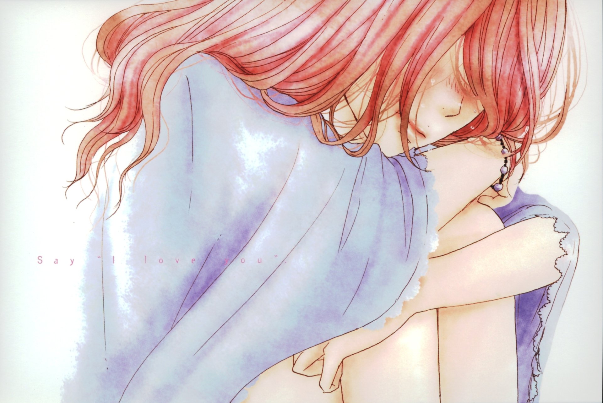Download Megumi Kitagawa Say 'I Love You' Anime HD Wallpaper ...