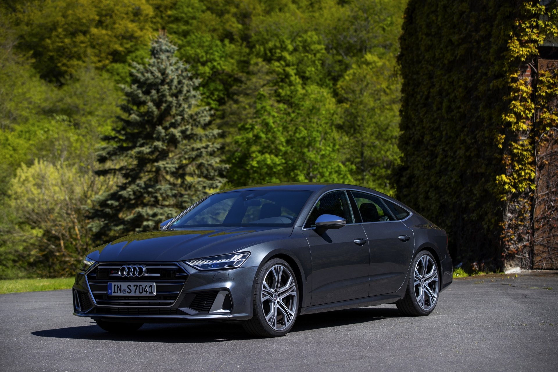 Download Silver Car Car Audi Vehicle Audi A7 4k Ultra HD Wallpaper