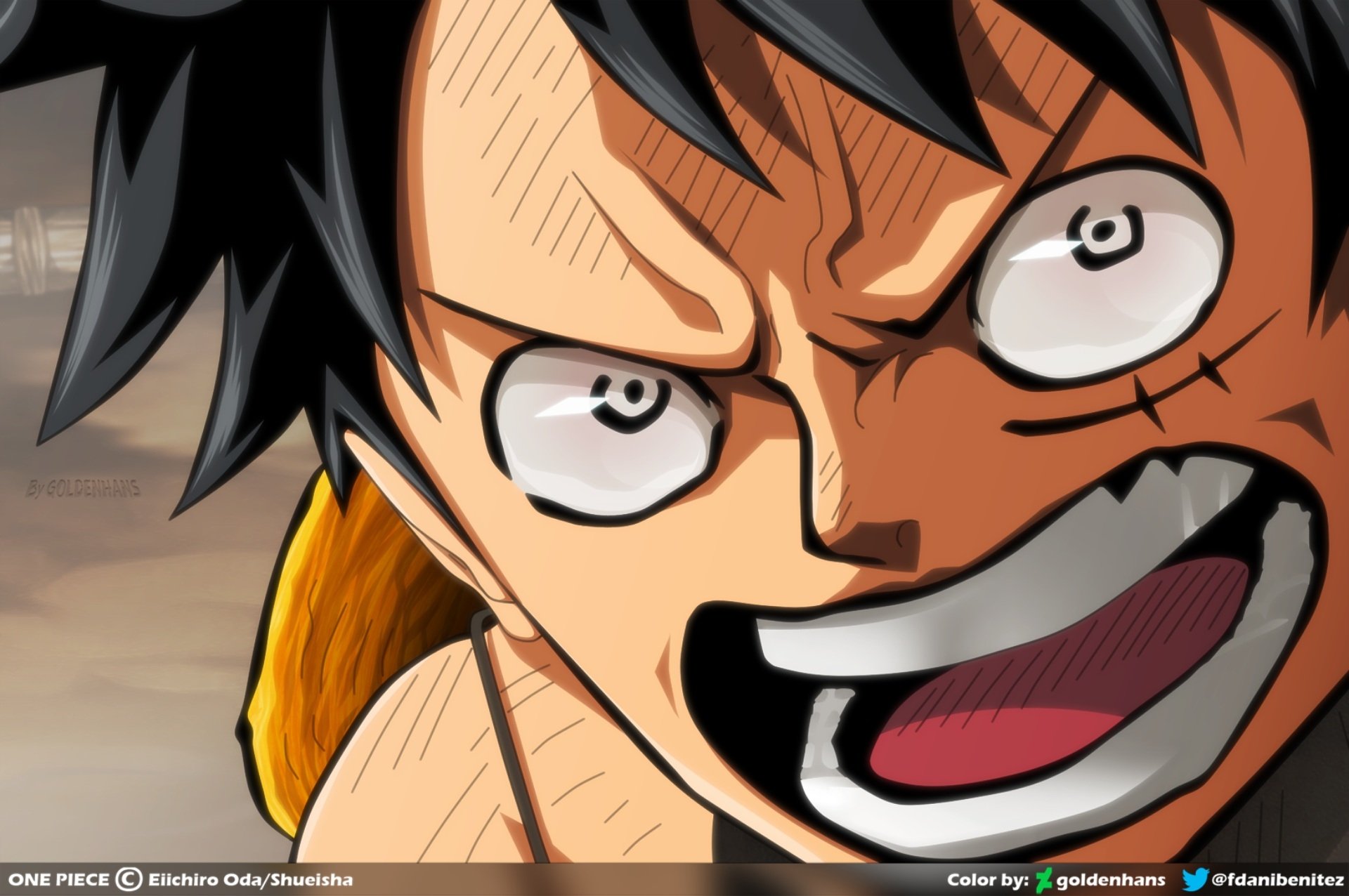 Download Monkey D. Luffy Anime One Piece HD Wallpaper by goldenhans ...
