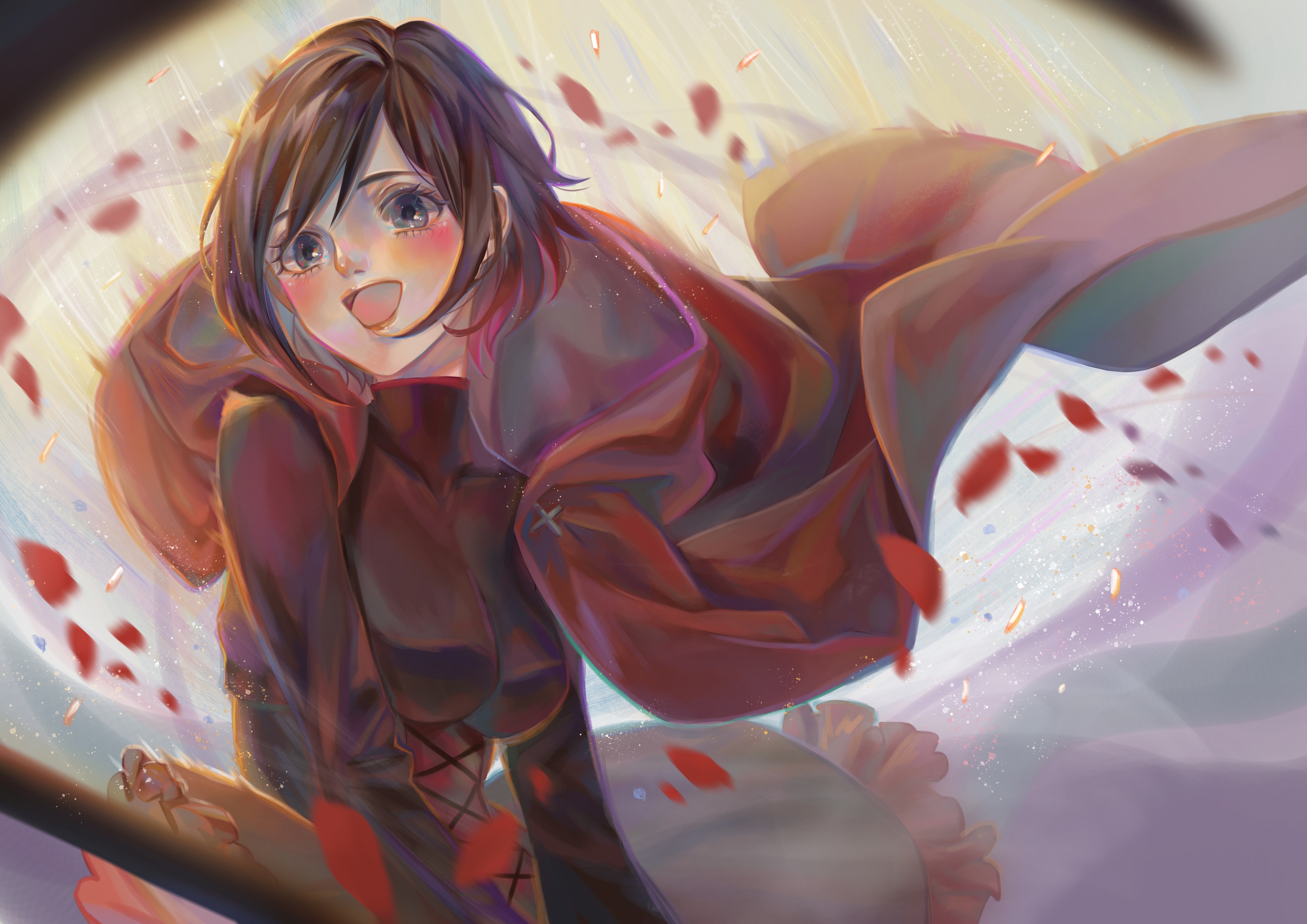 Download Ruby Rose (RWBY) Anime RWBY HD Wallpaper by JuanJuan