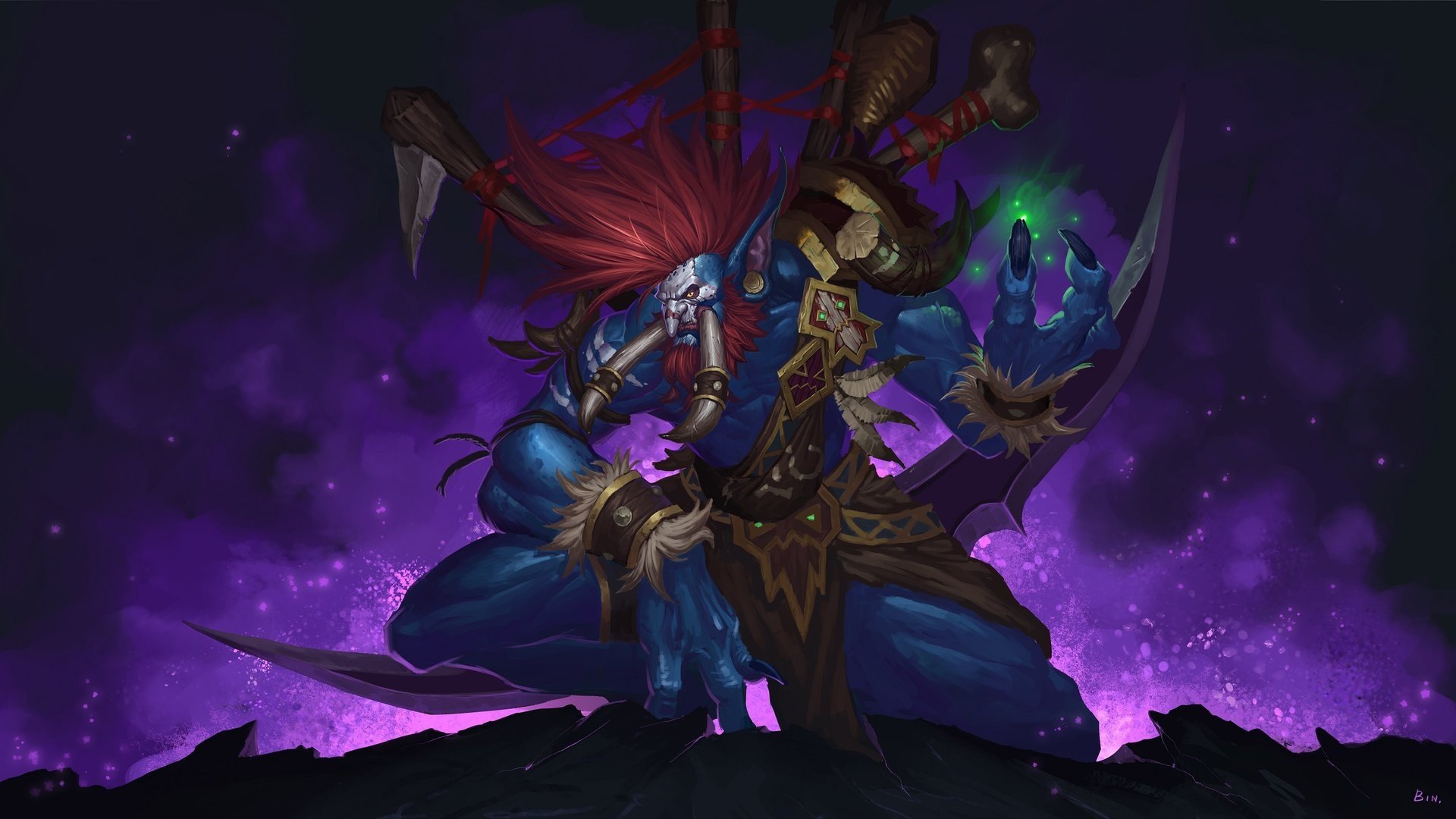 Vol Jin Wallpaper Vol'jin: Shadows Of The Horde By Michael A.