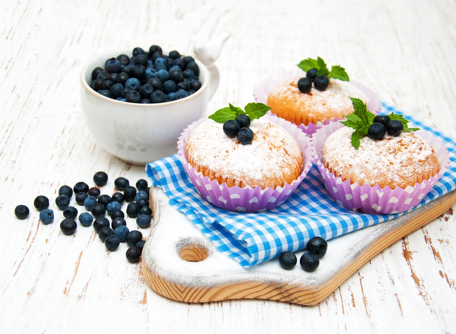 Download Baking Still Life Fruit Blueberry Berry Food Muffin HD Wallpaper