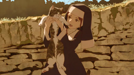 cyberpunk-nun-halo-anime-sci-fi-4k Desktop Wallpapers, Phone Wallpaper ...