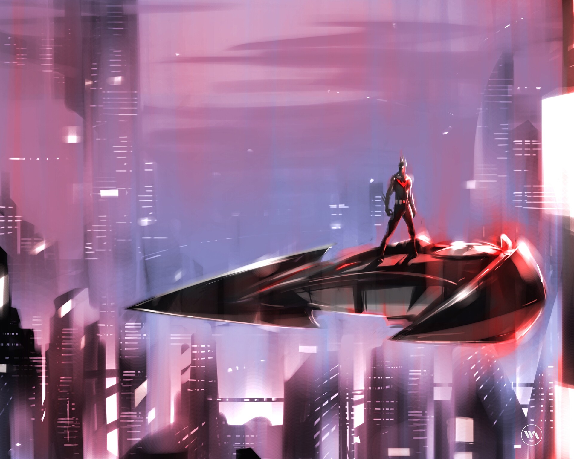 Download DC Comics Batman Comic Batman Beyond HD Wallpaper by Huy Dinh