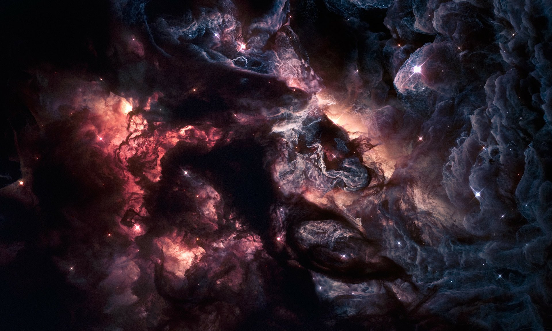 Download Space Star Sci Fi Nebula HD Wallpaper by Teun van der Zalm