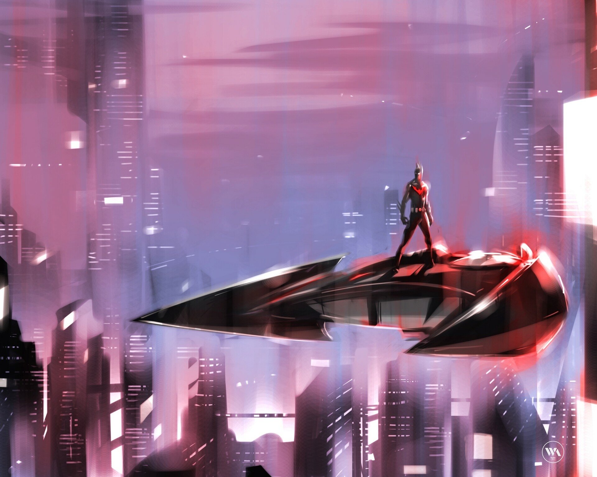 Download DC Comics Batman Comic Batman Beyond HD Wallpaper by Huy Dinh