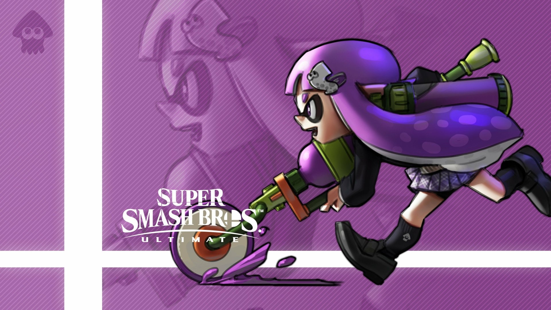 Download Inkling (Splatoon) Video Game Super Smash Bros. Ultimate HD Wallpaper by Callum Nakajima