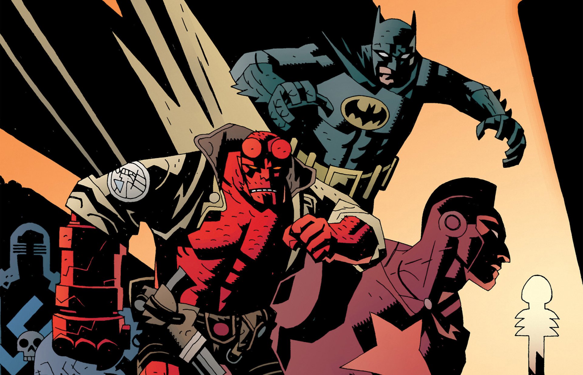 Download Comic Hellboy HD Wallpaper