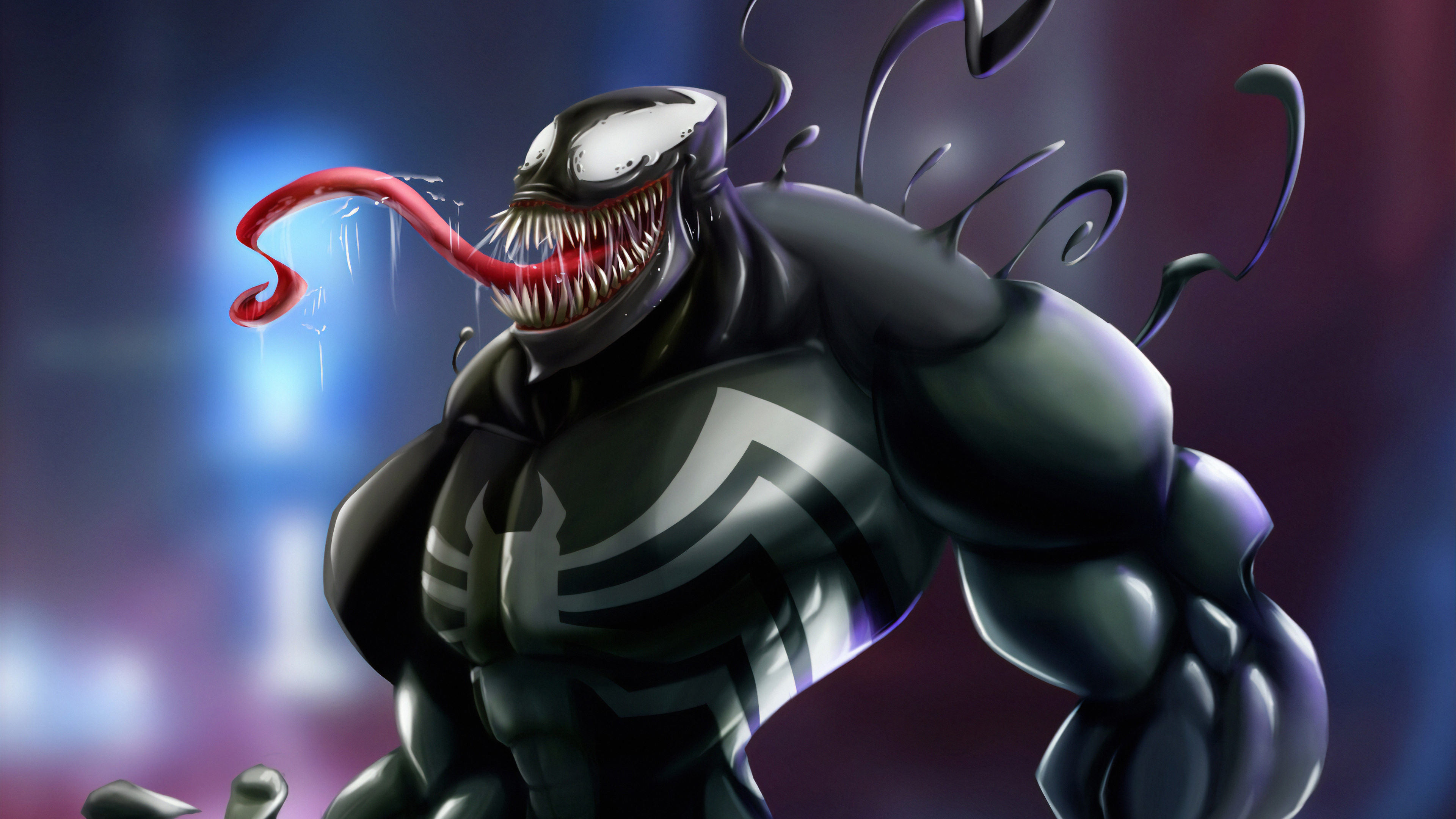 Download Comic Venom 4k Ultra HD Wallpaper by Christian Martinez