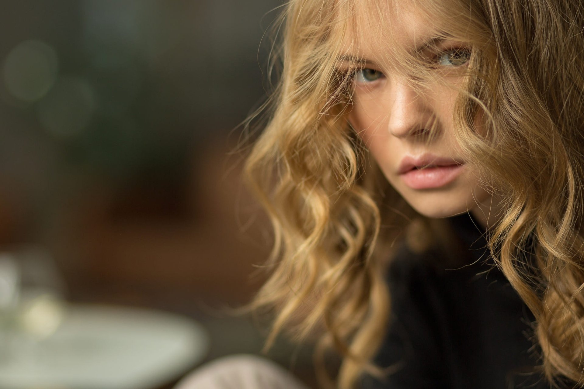 Download Blonde Russian Model Face Woman Anastasiya Scheglova Hd Wallpaper