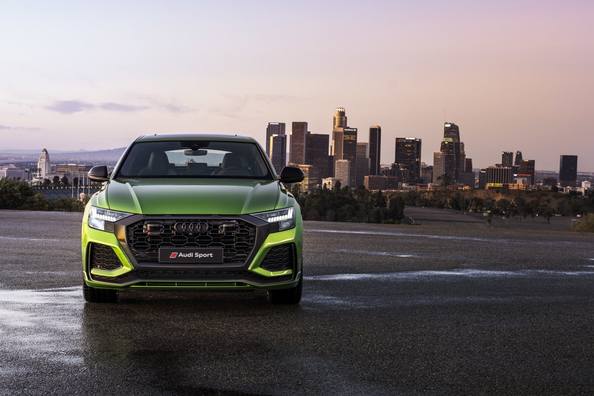 Download SUV Green Car Car Audi Vehicle Audi RS Q8 4k Ultra HD Wallpaper
