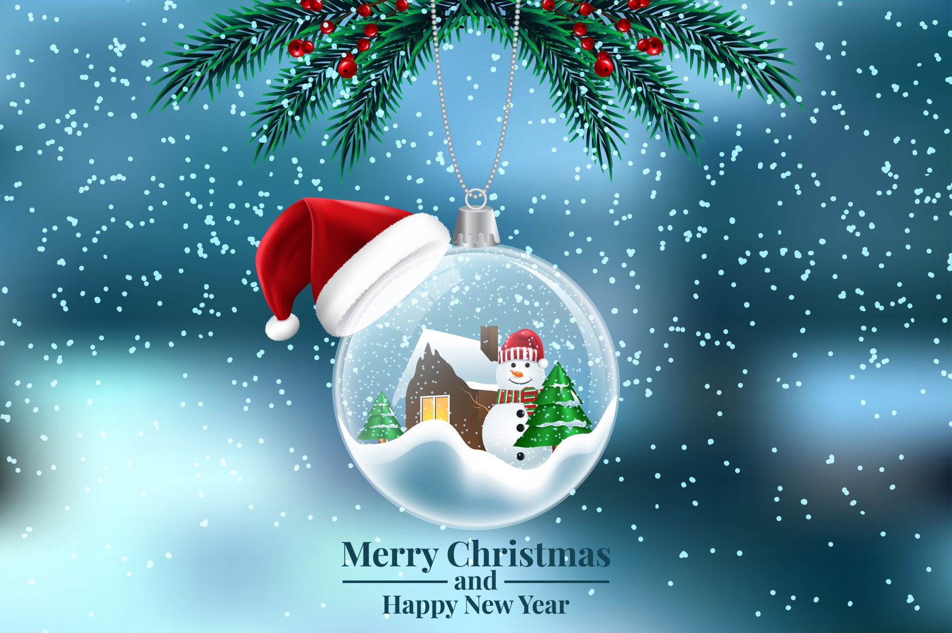 Download Christmas Ornaments Snowman New Year Holiday Christmas 4k ...