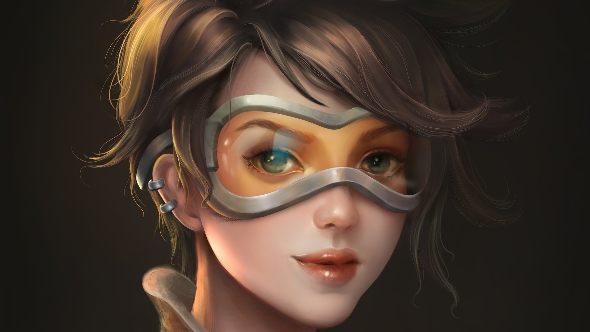Download Short Hair Brown Hair Face Tracer (Overwatch) Video Game ...