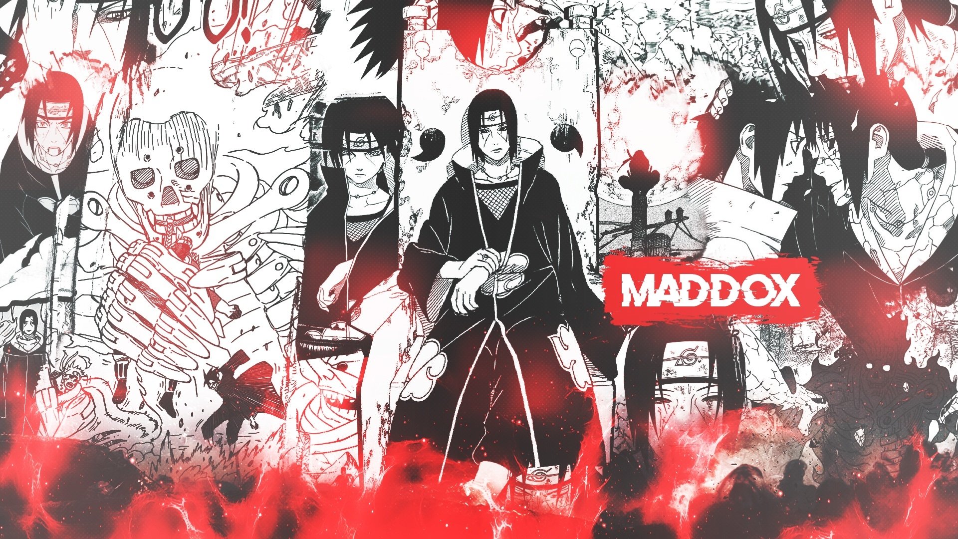 Itachi Uchiha Anime HD Wallpaper – Intense Naruto Shadows by DinocoZero