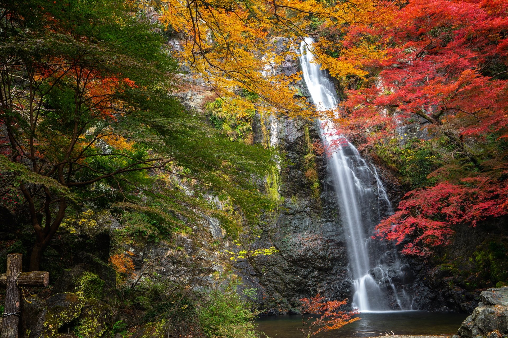Download Japan Fall Nature Waterfall 4k Ultra HD Wallpaper | 6144x4097 ...