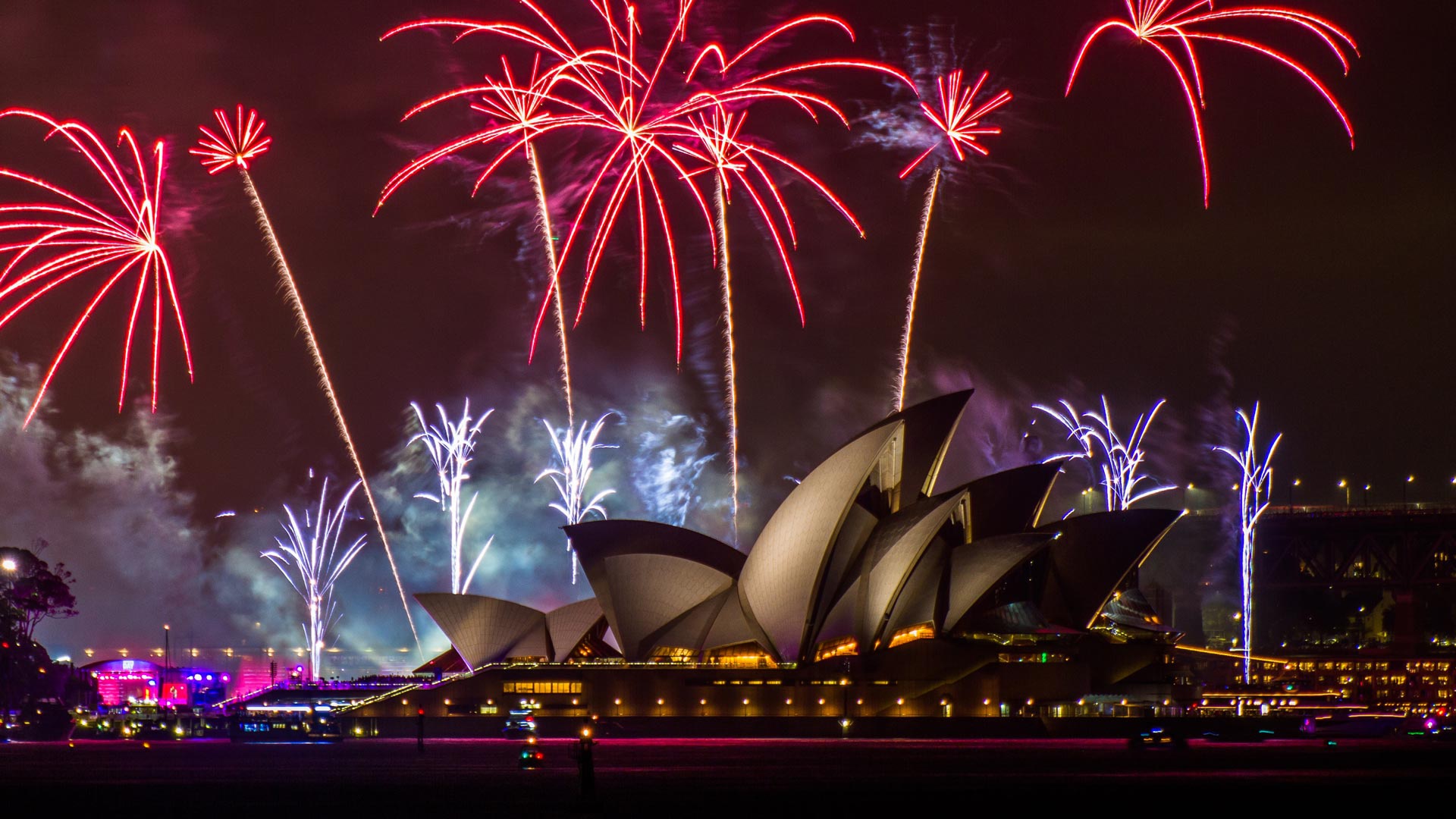 Download Architecture Fireworks Sydney Man Made Sydney Opera House HD ...