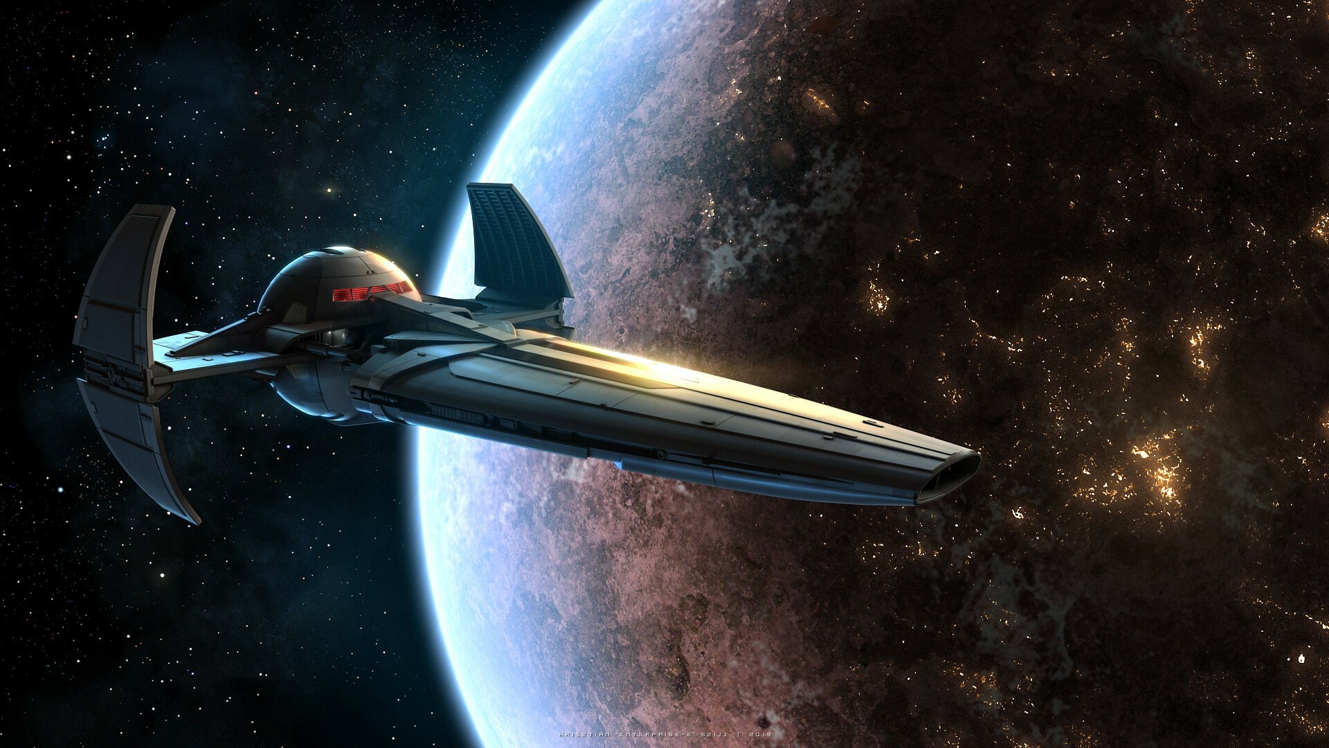Download Spaceship Sci Fi Star Wars HD Wallpaper by Krisztián Szijj