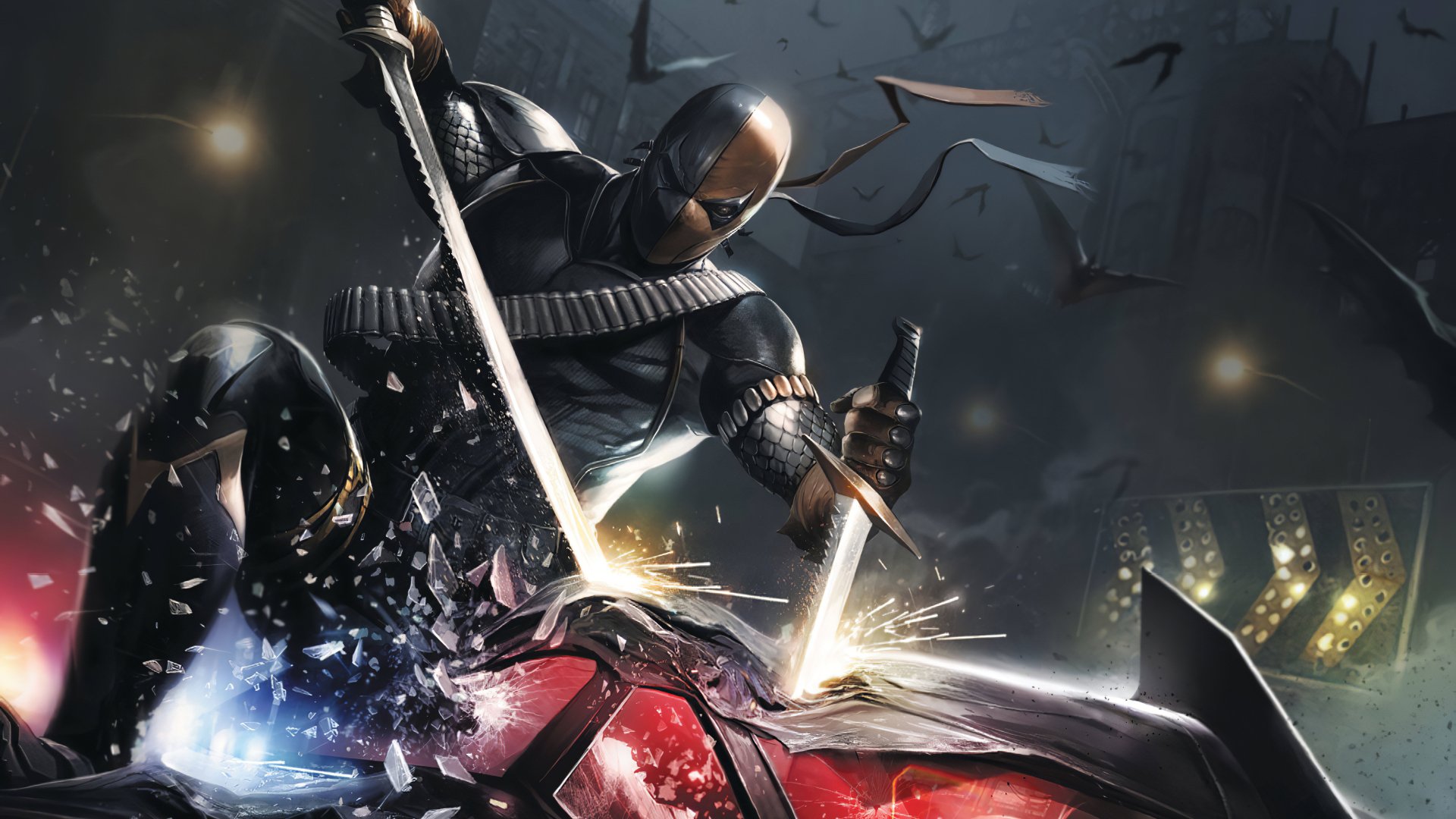 Deathstroke Dominates: 4K Ultra HD DC Comics Action Wallpaper