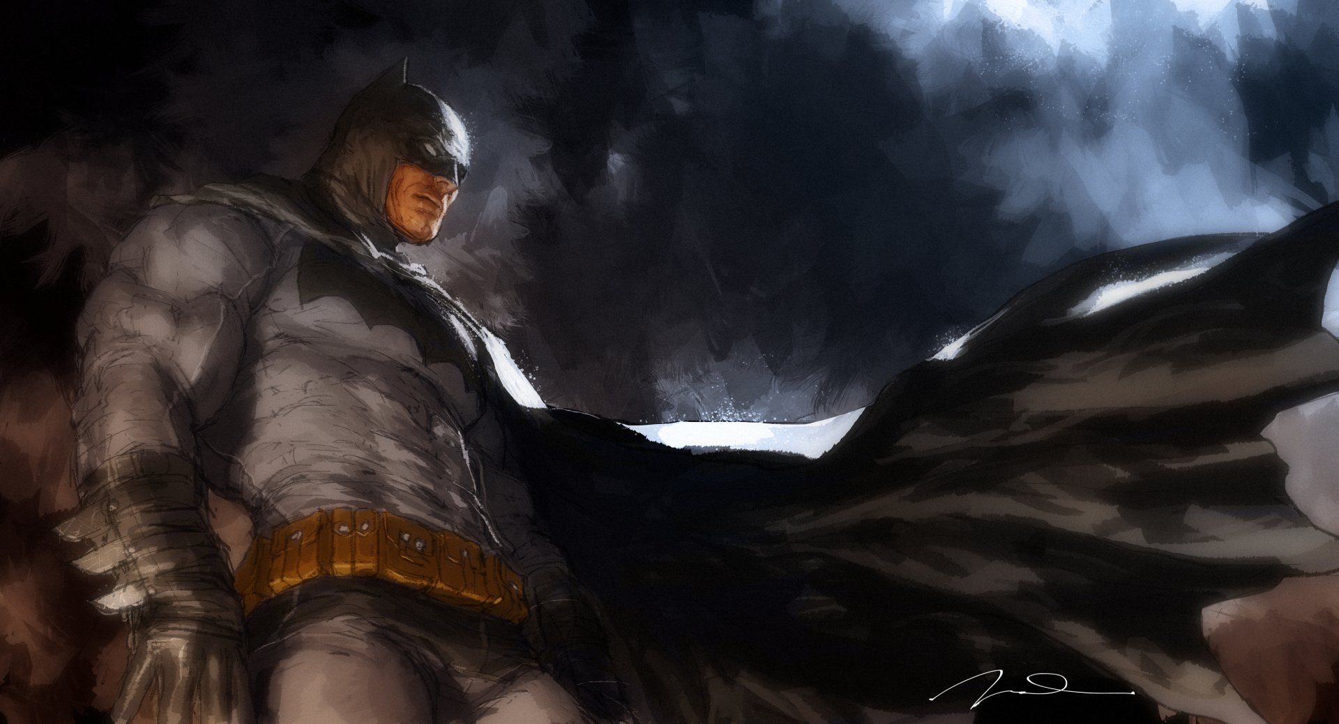 Download DC Comics Comic Batman 4k Ultra HD Wallpaper by Gerald Parel