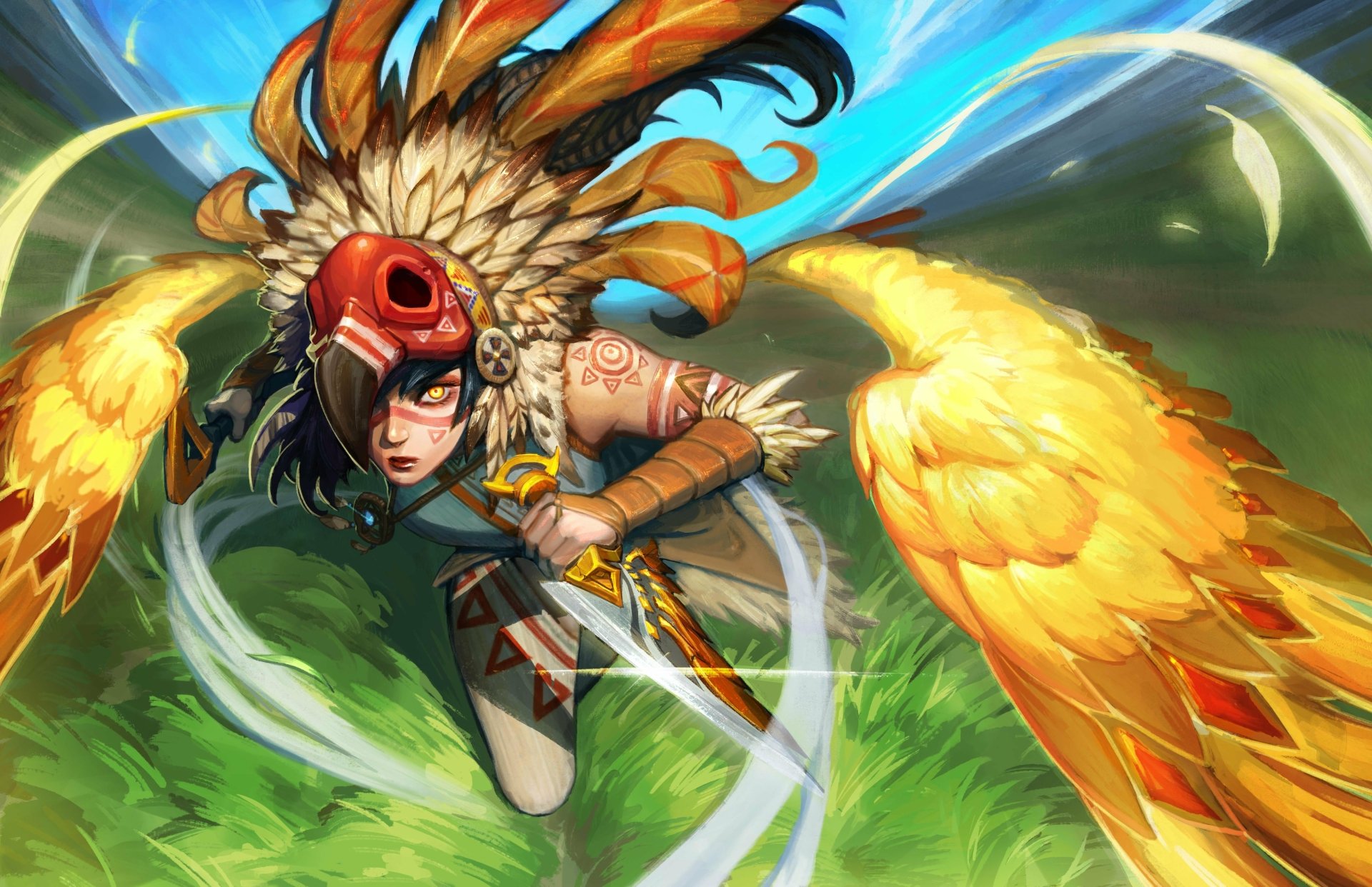 Akali — Winged Huntress (League of Legends 4K Wallpaper) by Joseph Kim ...