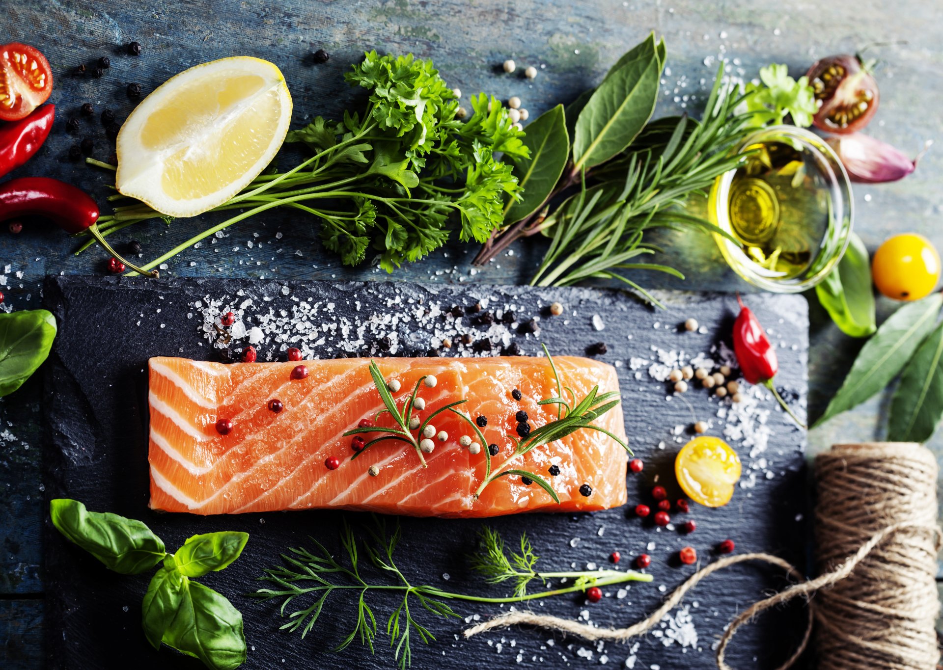 Download Seafood Salmon Still Life Food Fish 4k Ultra HD Wallpaper