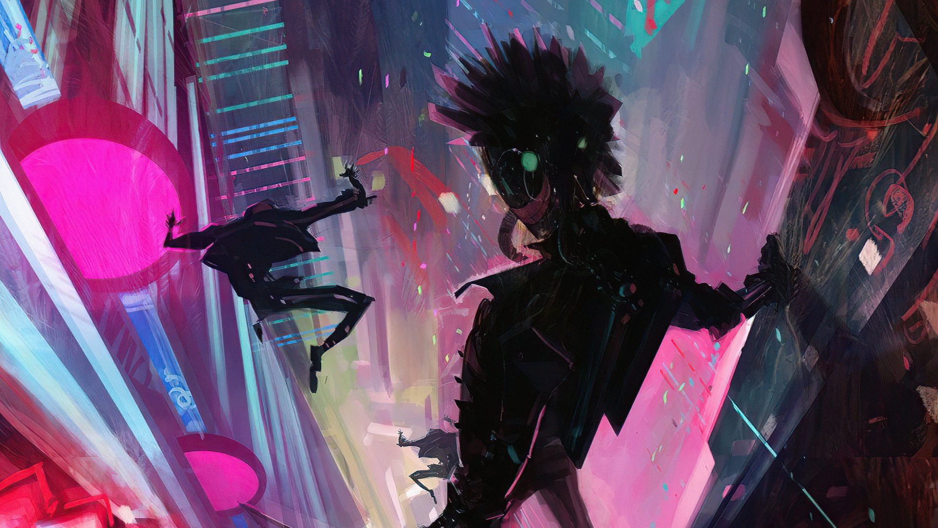 Download Cyborg Futuristic Sci Fi Cyberpunk HD Wallpaper