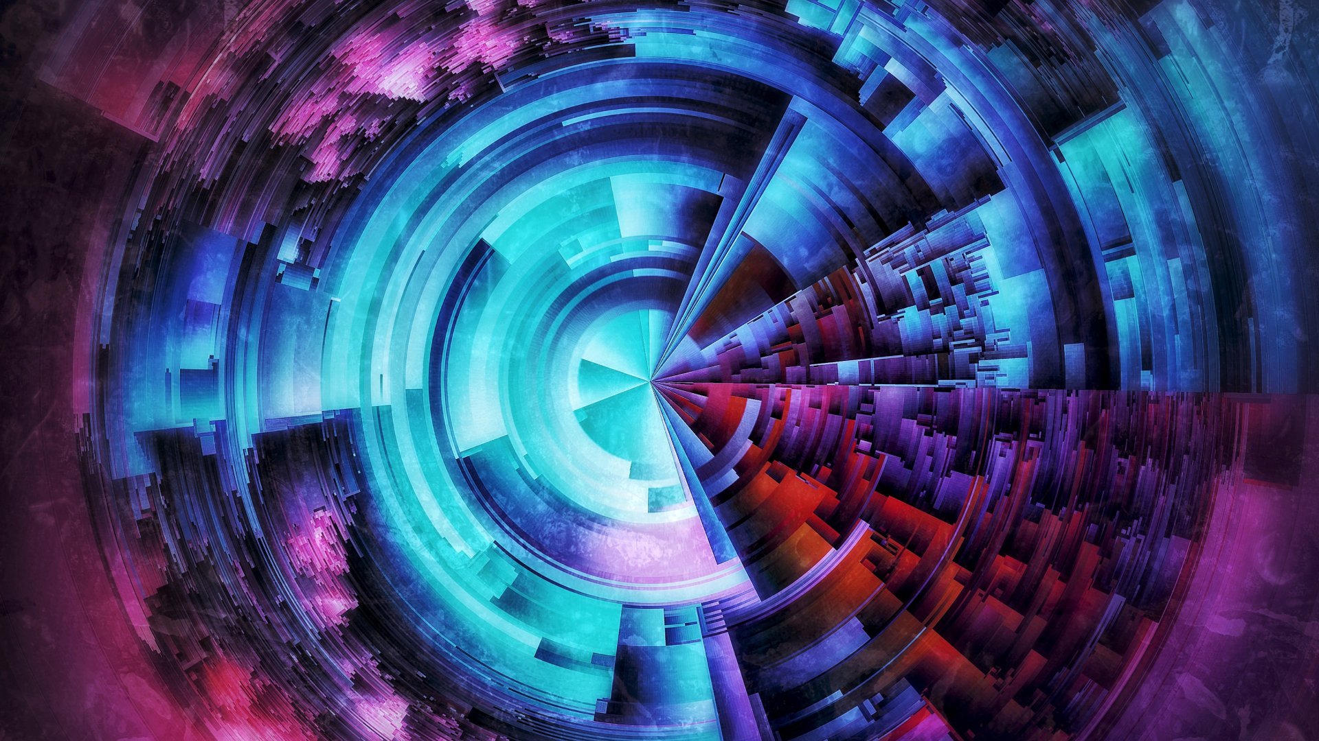 Download Blue Abstract Circle Abstract Blue 4k Ultra HD Wallpaper ...