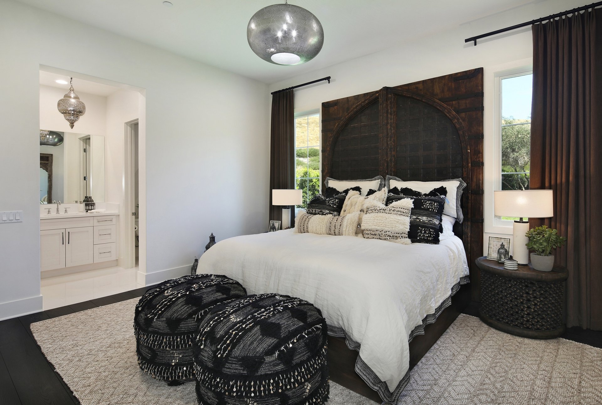 Download Bed Furniture Bedroom Man Made Room HD Wallpaper