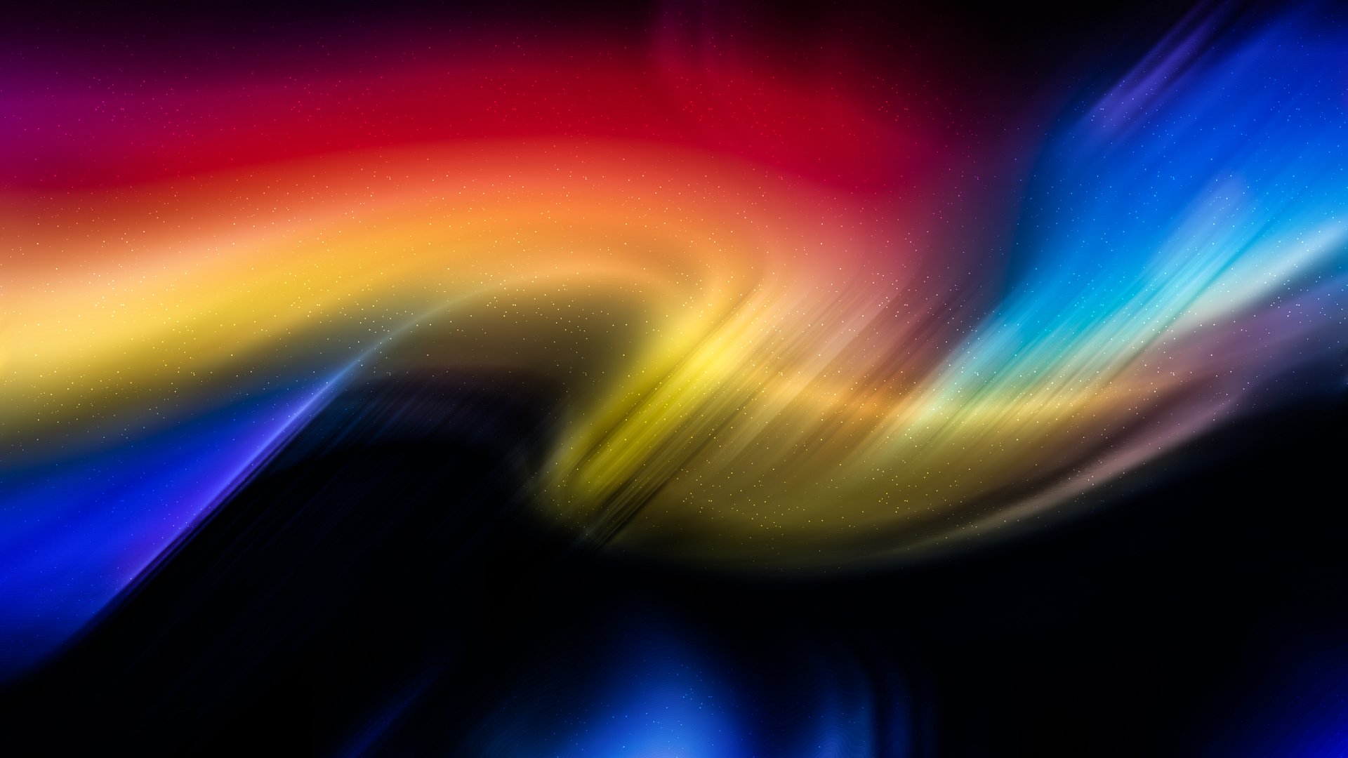 Chromatic Wave — 4K Ultra HD Abstract (Blue • Red • Yellow) by Hk3ToN ...