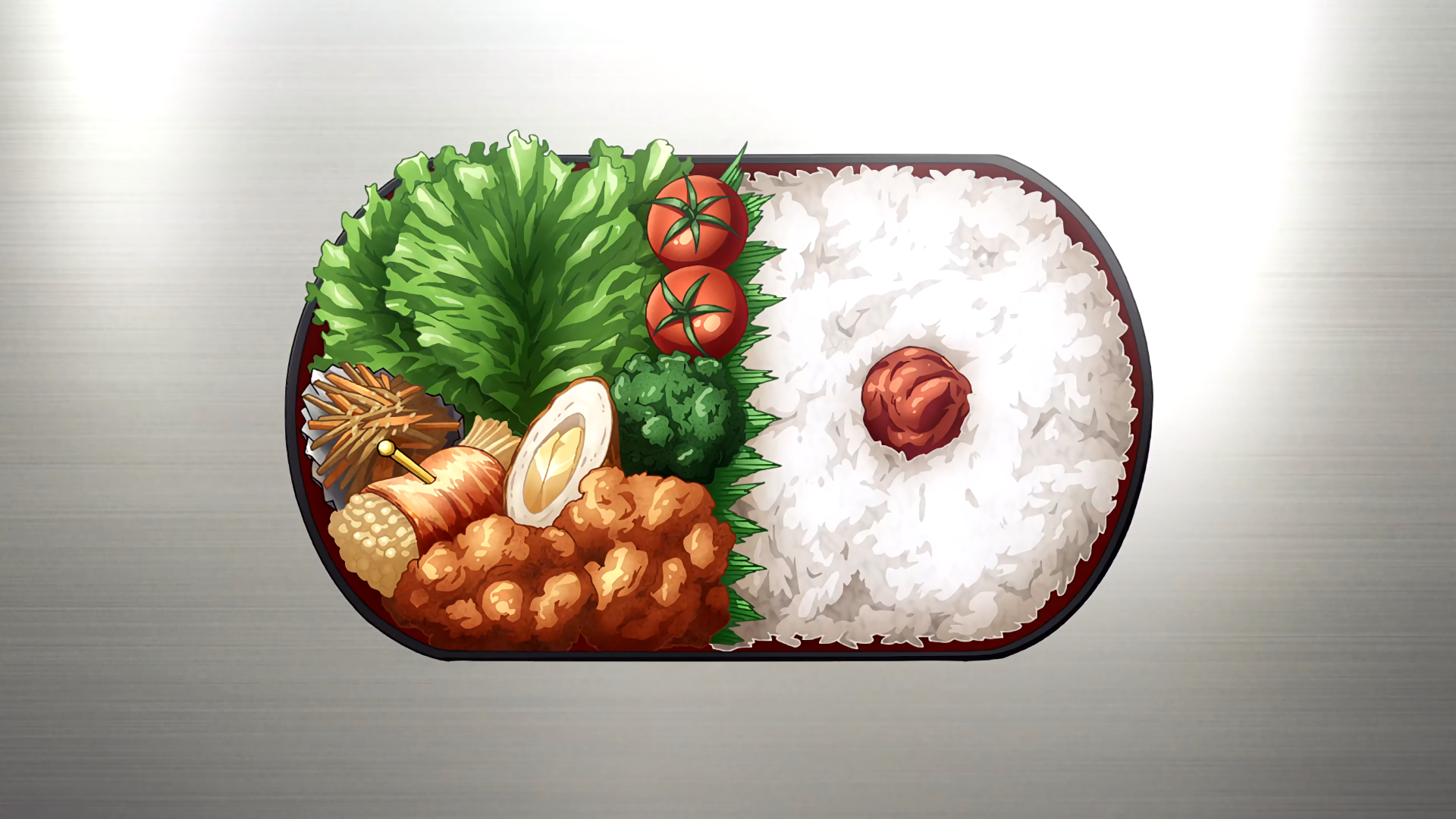 Kaguya-sama Bento Bliss: 8K Ultra HD Anime Food Delight