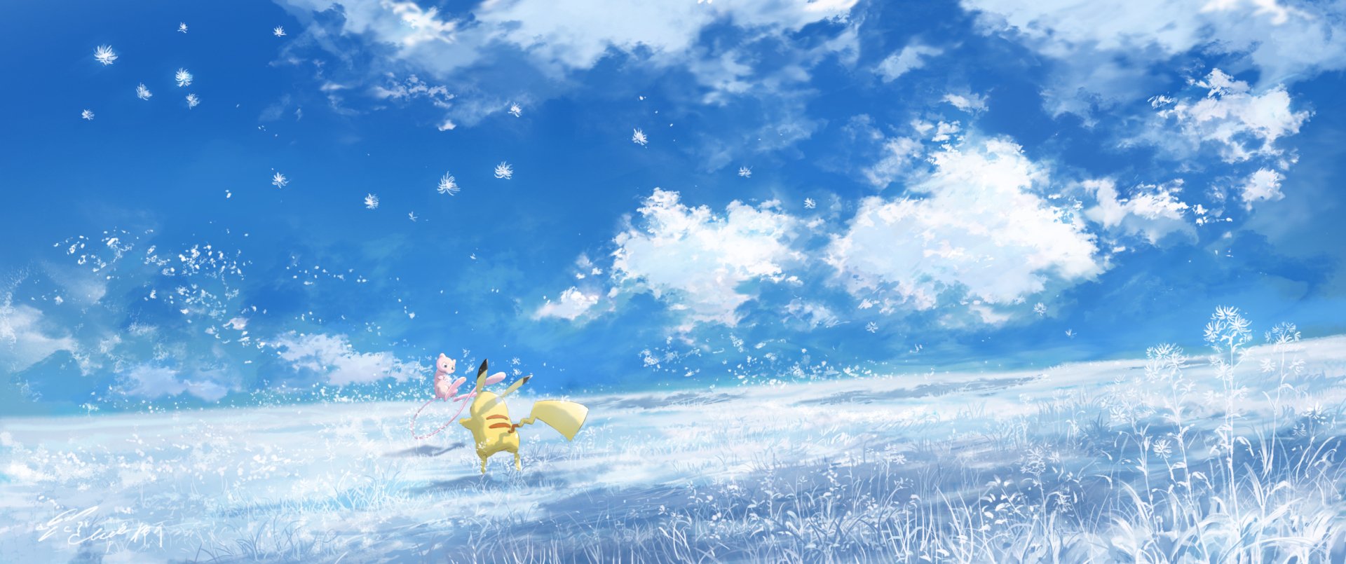Enchanting Sky Adventure - Pokémon HD Wallpaper by まんぷくア