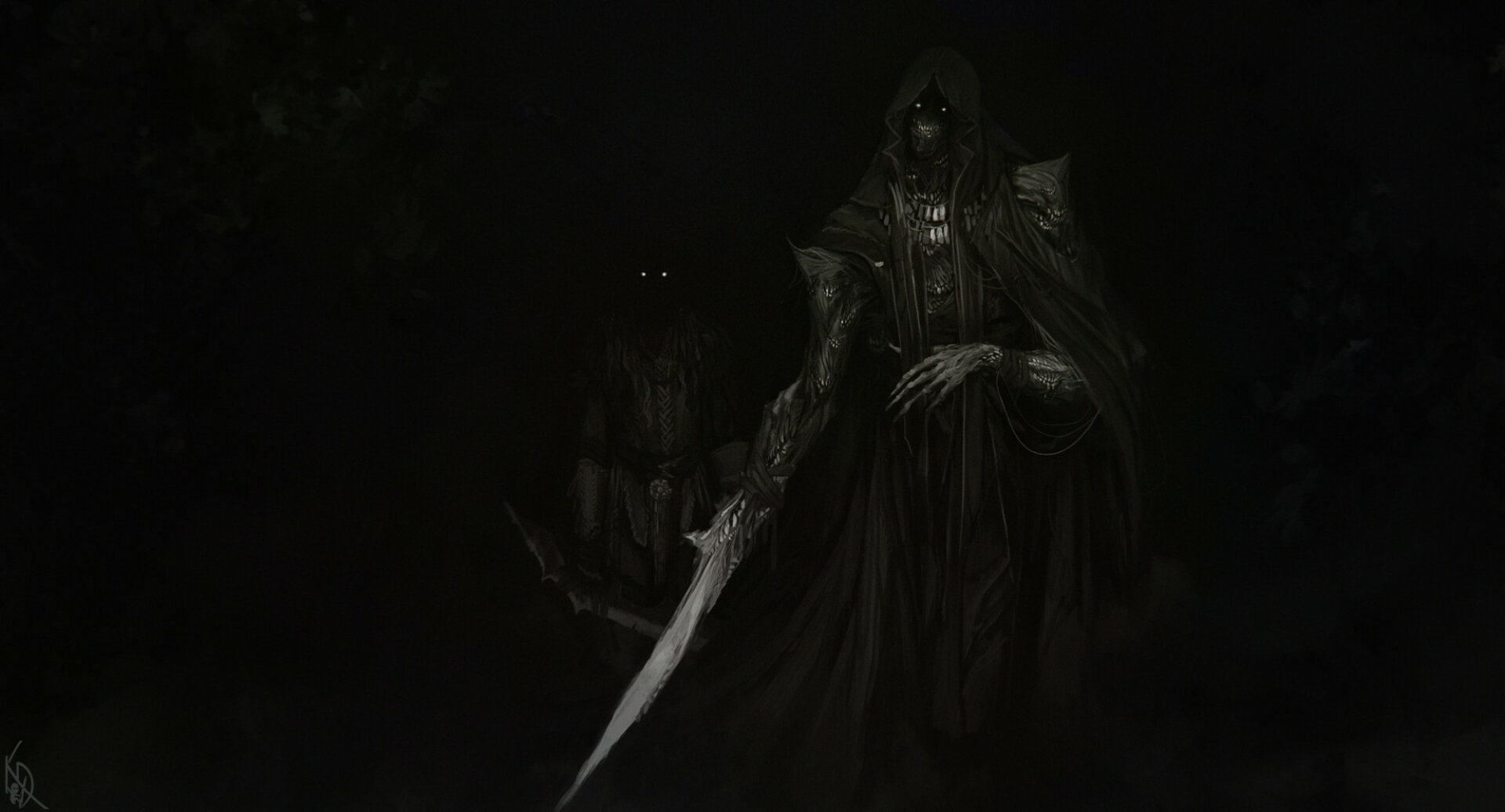 Download Dark Warrior HD Wallpaper by Kent Davis