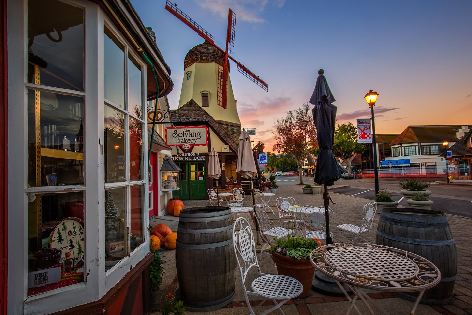 Download Shop Windmill California Solvang Man Made Town HD Wallpaper ...