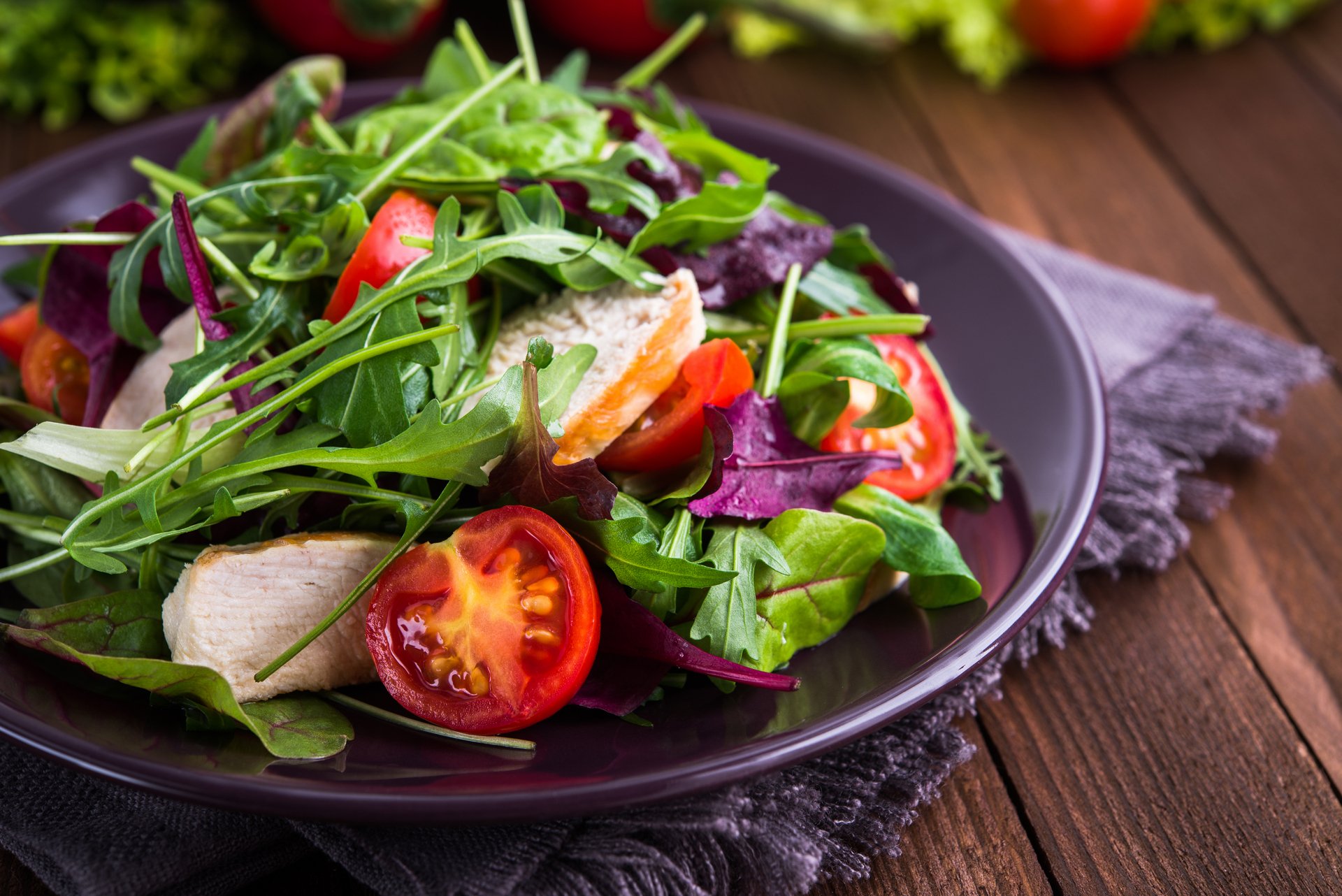Download Vegetable Food Salad HD Wallpaper | 1920x1282 | Wallpaper Abyss