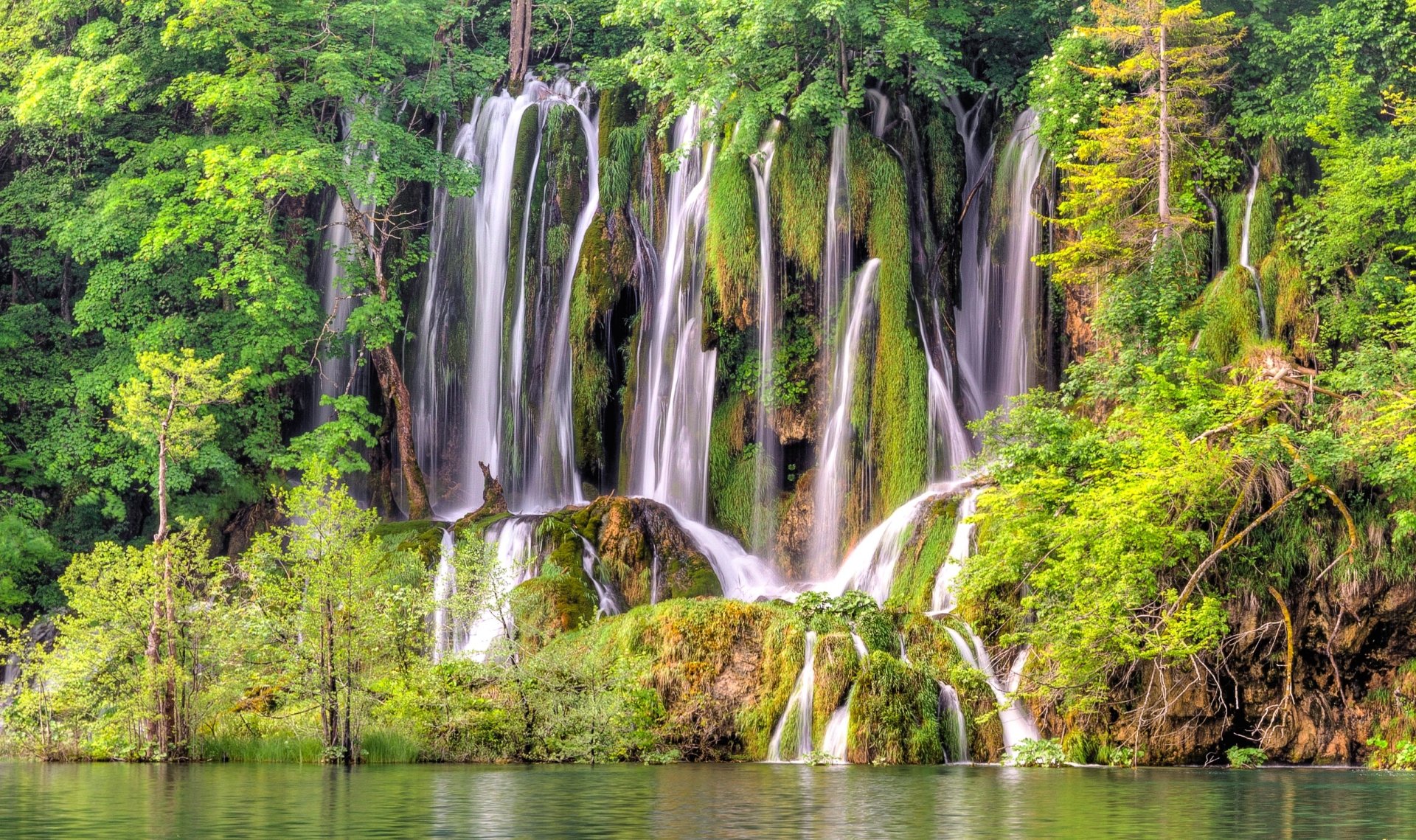 Download Plitvice Lakes Croatia Waterfall Nature Plitvice Lake HD Wallpaper
