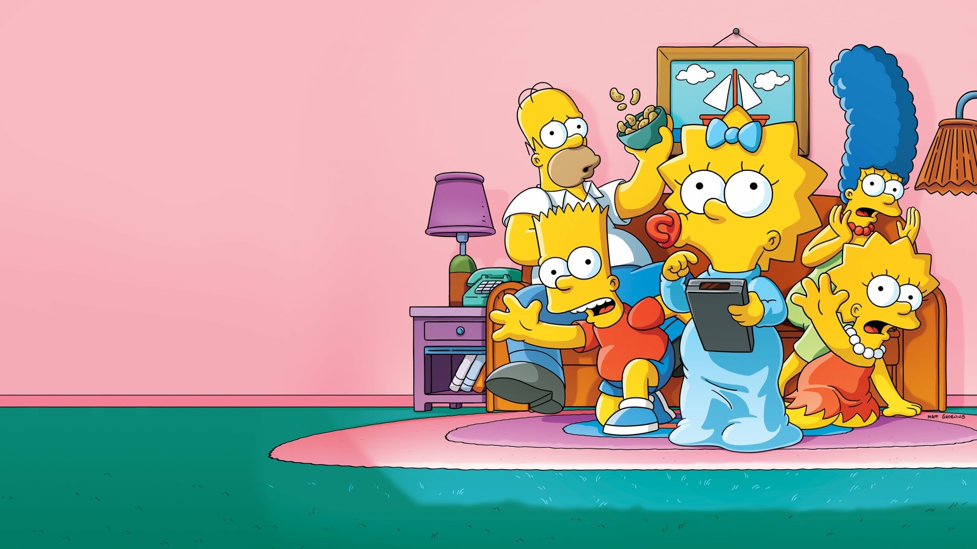 Download Maggie Simpson Lisa Simpson Bart Simpson Marge Simpson Homer ...