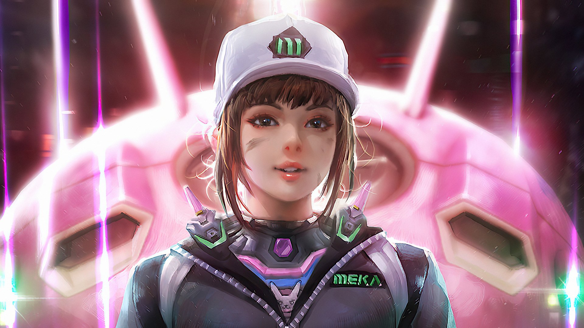 Download D.Va (Overwatch) Video Game Overwatch 4k Ultra HD Wallpaper by ...