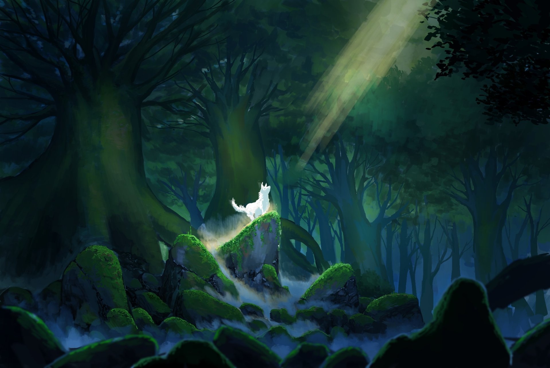 Princess Mononoke: Enchanted Forest HD Anime Wallpaper by 藤どら
