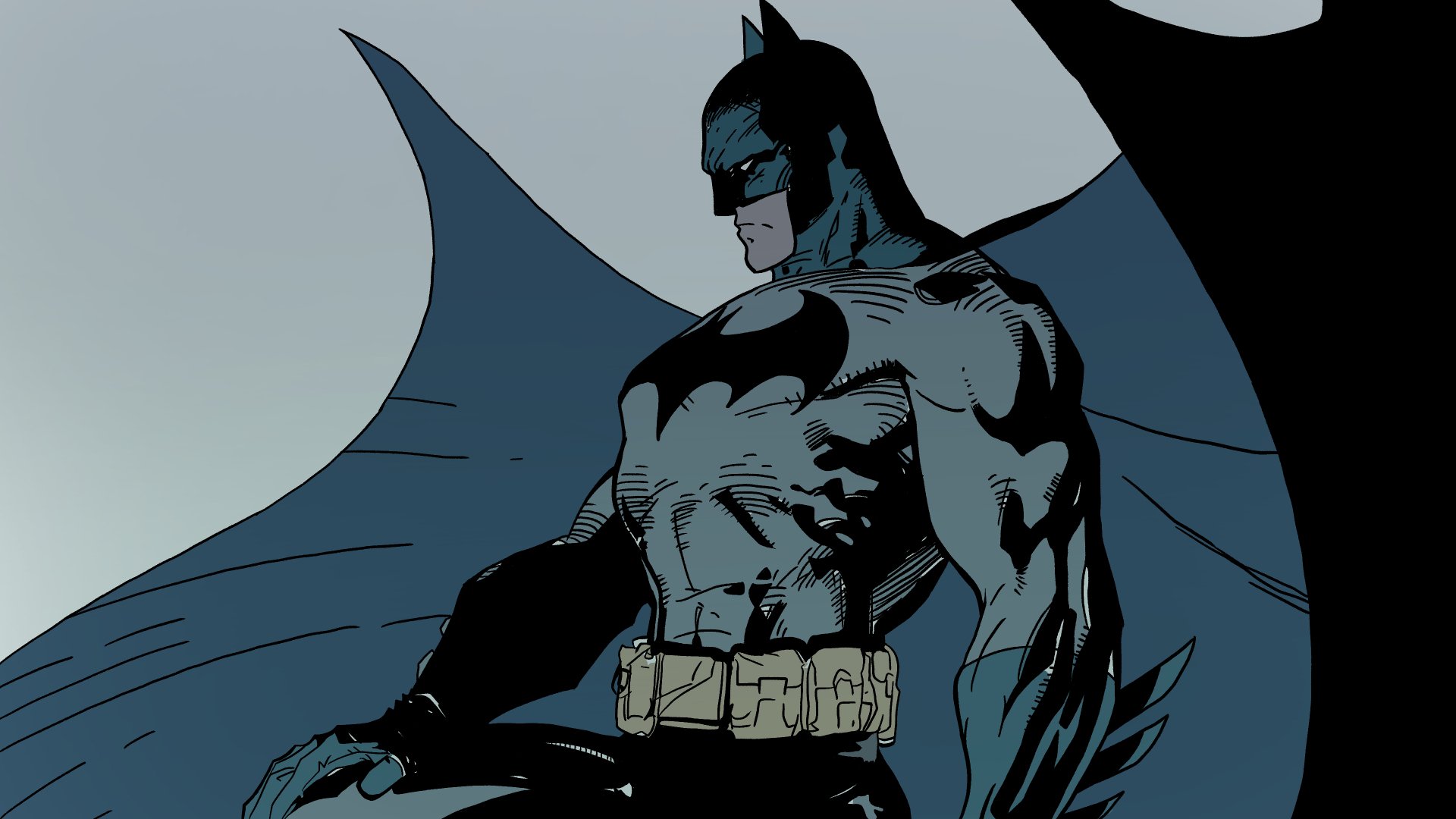 Batman Sketch Art by abedinayan05 | 3840x2160 | Wallpaper Abyss