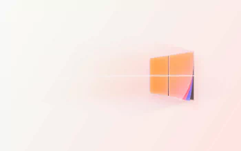 Windows 10 Logo Orange